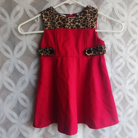 Little Bitty | Dresses | Little Bitty Girls Tank Dress 2t Red Back Zip ...